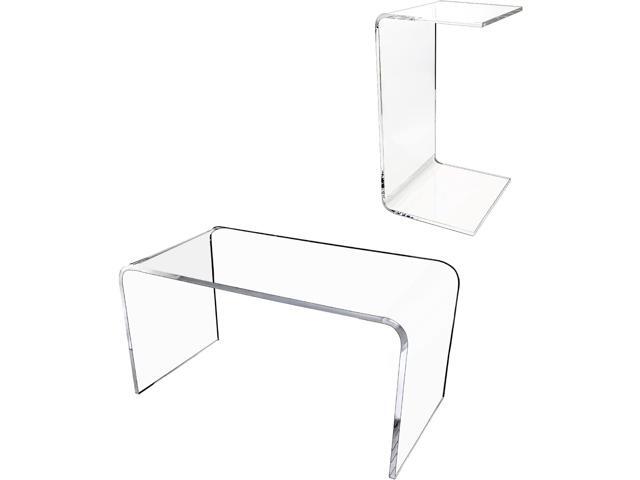 Click here for Acrylic Side Table  24 H x 14 W x 12 D Clear Multi... prices