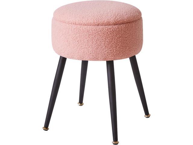 Click here for Vanity Stool  Pink Vanity Chair with Storage  Foot... prices