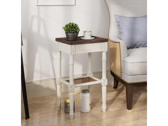 Click here for Rustic Farmhouse Cottagecore Accent End Table  Dis... prices