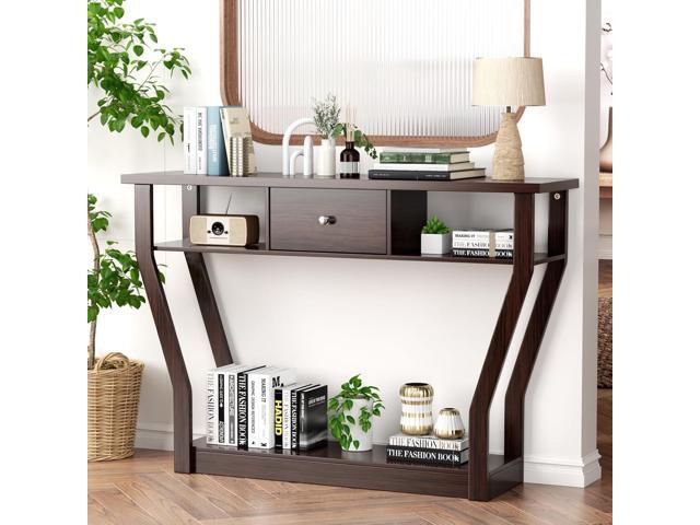 Click here for KOTEK 47 Console Table with Storage Drawer and She... prices