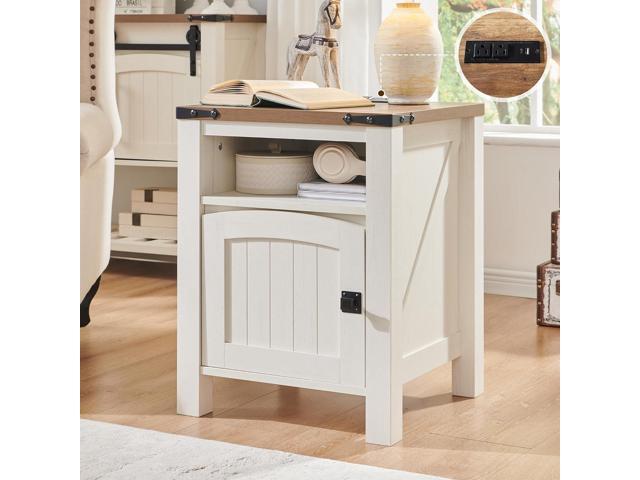 Click here for OKD Farmhouse End Table with Charging Station  18... prices