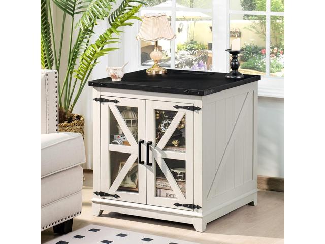 Click here for Farmhouse End Table 24 Large Sofa Side Table with... prices