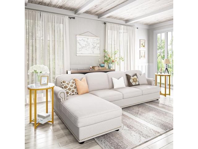 Click here for DKLGG Modern Gold Side Table Set of 2  Small Coffe... prices