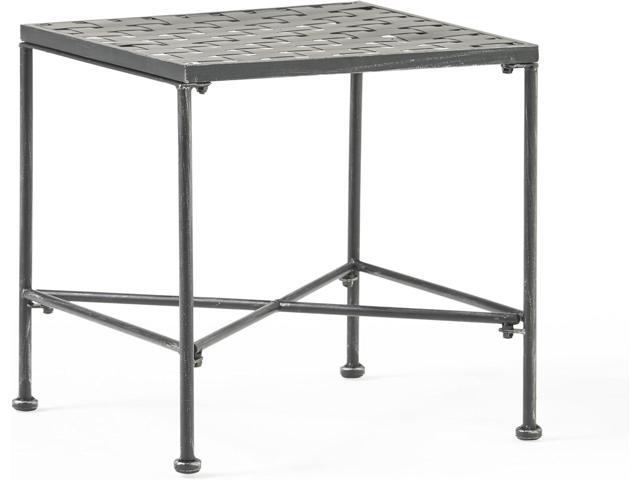 Click here for Christopher Knight Home Petra Iron End Table  Blac... prices