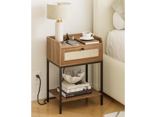 Click here for Masupu Nightstand with Charging Station  Modern Be... prices