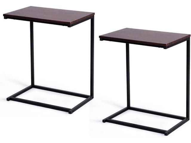 Click here for Tangkula Sofa Side End Table C Table Laptop Holder... prices