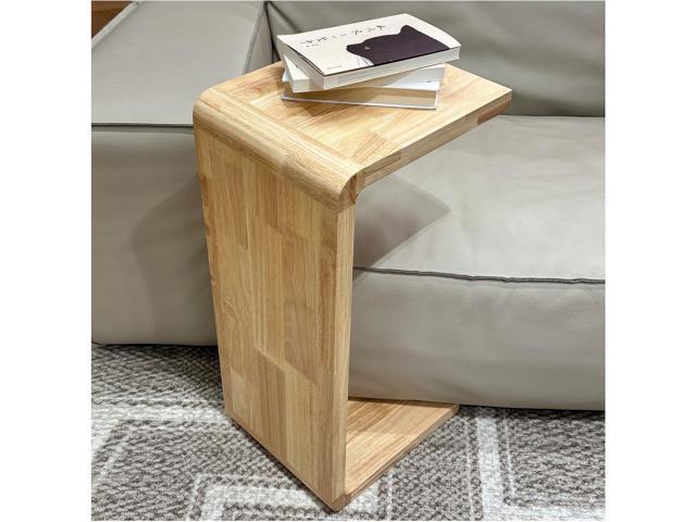 Click here for Solid Wood End Table for Couch  C Shaped Mini Sofa... prices