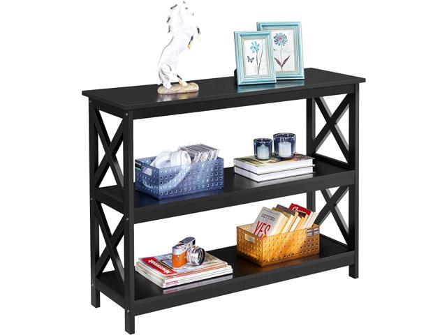 Click here for Yaheetech Console Table with Storage Shelves  3-Ti... prices