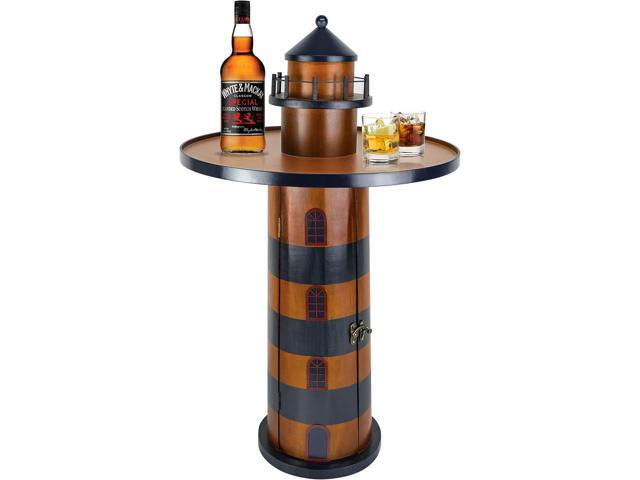 Click here for SAILINGSTORY Wooden Lighthouse Nautical Round Coff... prices