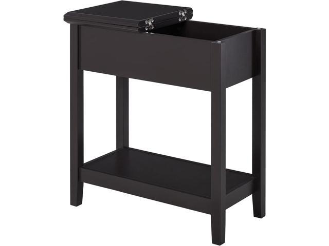 Click here for HOMCOM End Table  Narrow Side Table with Flip Top... prices