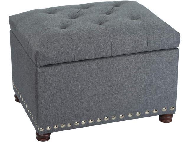 Click here for Adeco Classy Linen Blend Fabric Accents Rectangula... prices