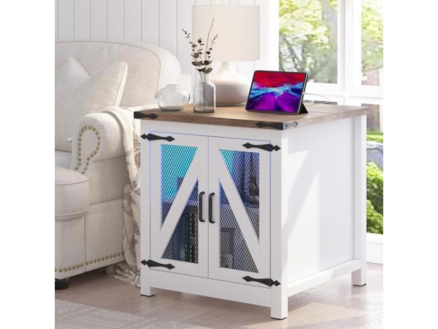 Click here for Farmhouse End Table  24 Large Sofa Side Table with... prices