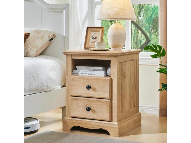 Click here for T4TREAM Nightstand with Charging Station  18 Inch... prices