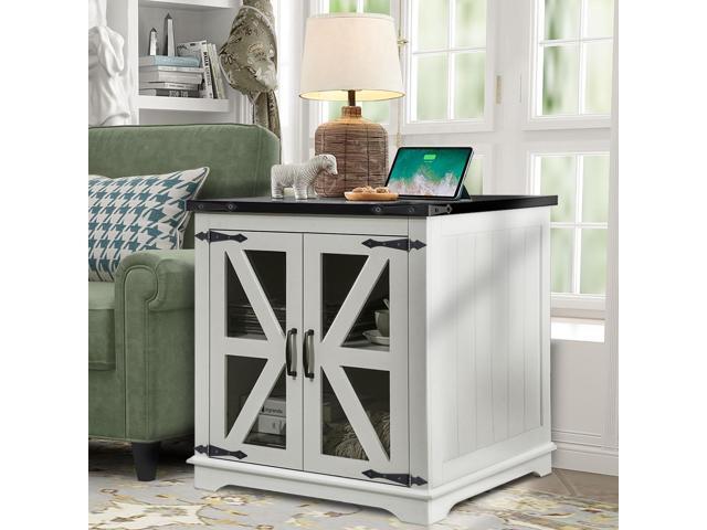 Click here for Farmhouse End Table  24 Large End Tables with Stor... prices