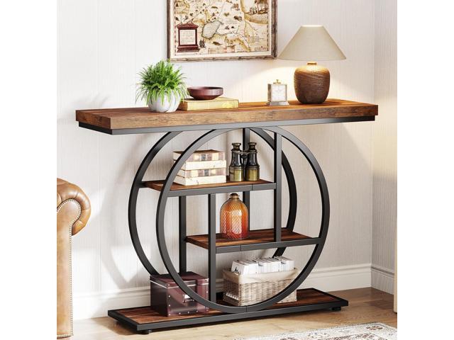 Click here for Tribesigns 41.3 Console Table  Industrial 4-Tier S... prices