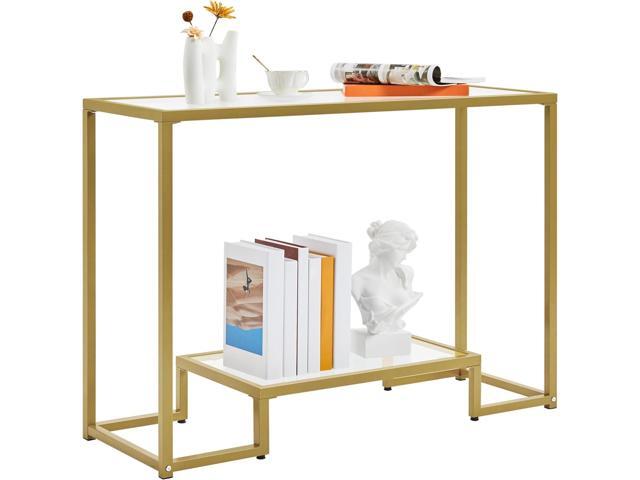 Click here for Yaheetech 42 Inch Console Table  Tempered Glass En... prices