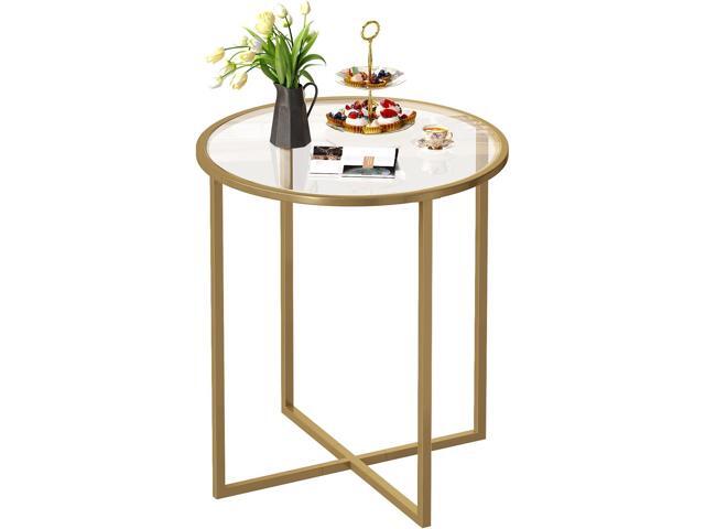 Click here for SAYGOER Round Dining Table Small Glass Kitchen Tab... prices