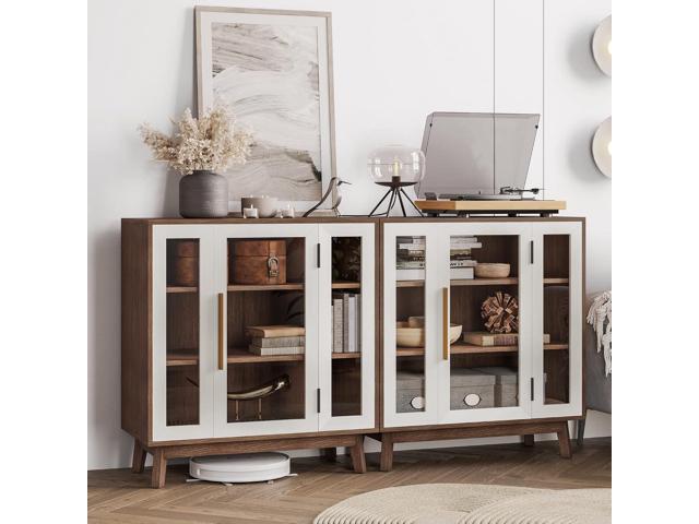 Click here for BELLEZE Set of 2 Sideboard 31 Inch Buffet Cabinet... prices