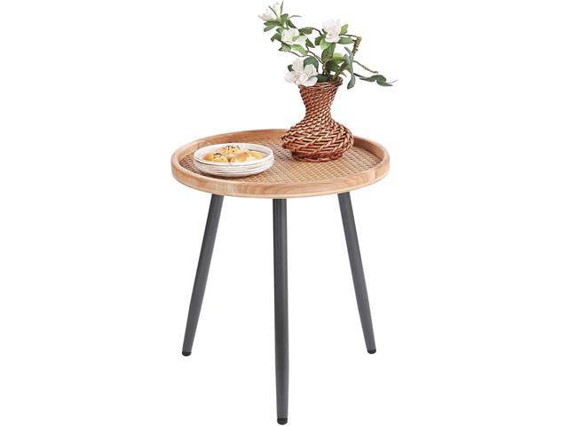 Click here for Tiita Rattan Round End Table Mental Side Table Nig... prices