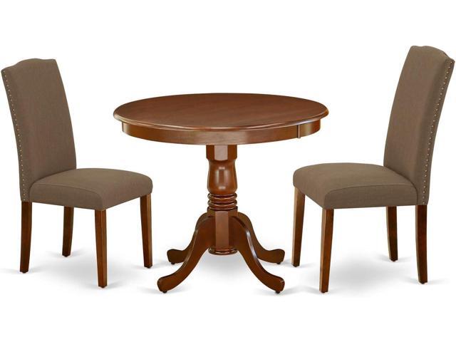 Click here for East West Furniture ANEN3-MAH-18 3 Piece Dining Ro... prices