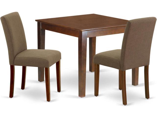 Click here for East West Furniture OXAB3-MAH-18 3 Piece Kitchen T... prices