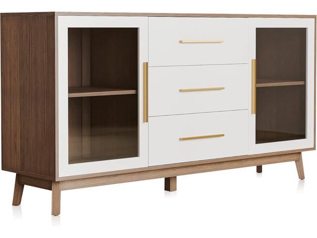 Click here for BELLEZE 014-HG-40013-WH Sideboard Buffet 3 Drawers... prices
