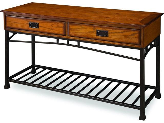 Click here for Modern Craftsman Distressed Oak Sofa Table by Home... prices