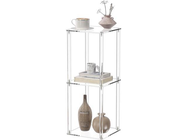 Click here for HMYHUM Acrylic Drink Table for Small Spaces  10 Sq... prices