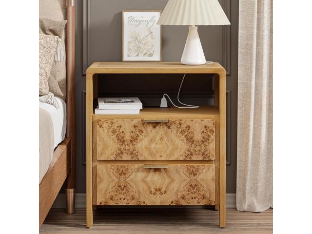 Click here for Farmhouse Nightstand with Charging Station  Side T... prices