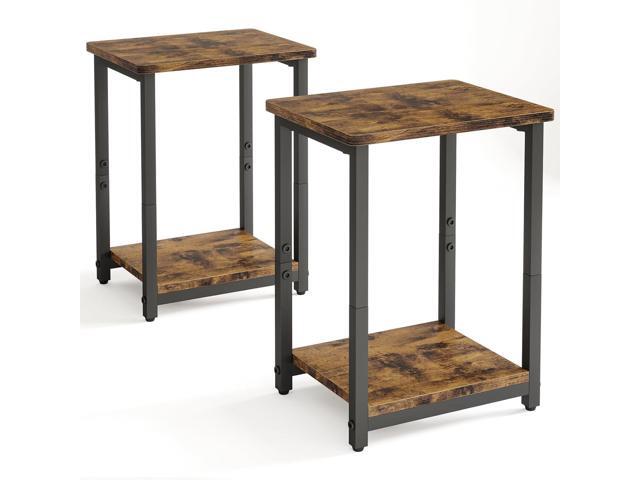 Click here for Fixwal Side Tables Set of 2  2-Tier Small End Tabl... prices