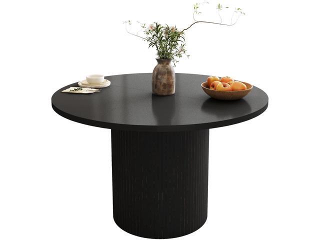 Click here for 47 Inch Round Dining Table  Farmhouse Fluted Dinin... prices