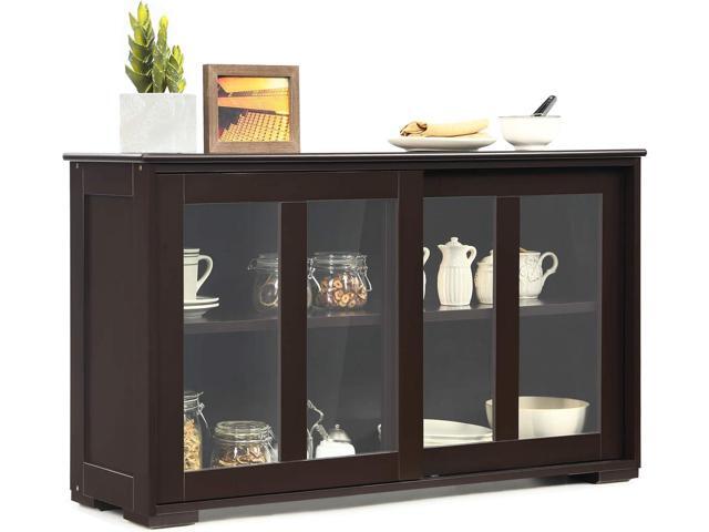 Click here for Costzon Sideboard Buffet Cabinet  Wooden Kitchen S... prices