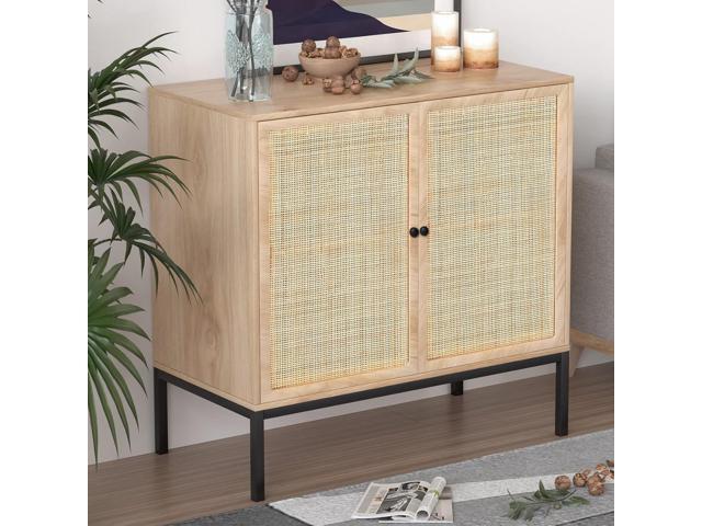 Click here for XIAO WEI Sideboard Cabinet with Natural Rattan Han... prices