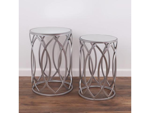 Click here for Rutledge & King Silver Side Table - Nesting Tables... prices