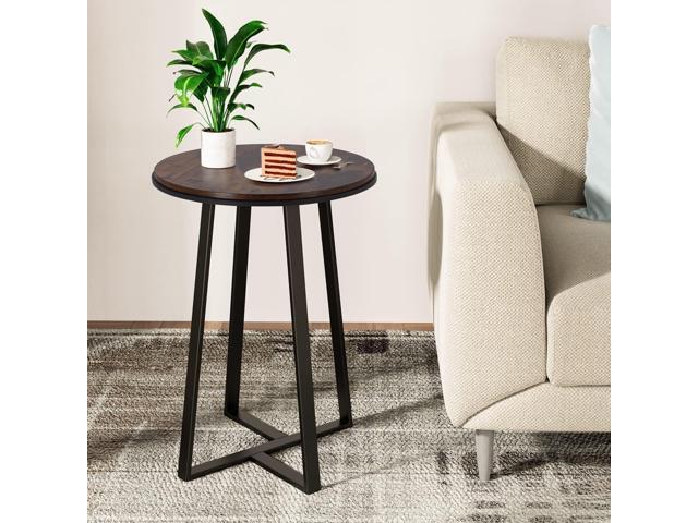 Click here for Side Table  Round End Table Vintage Brown Color MD... prices