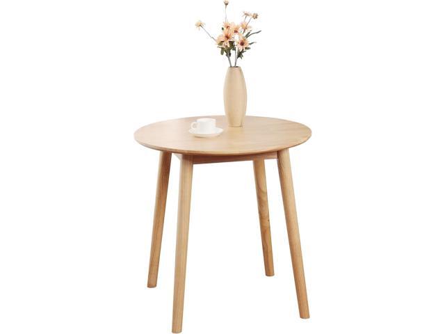 Click here for 28.3 Small Round Dining Table for 2 Wooden Space-S... prices