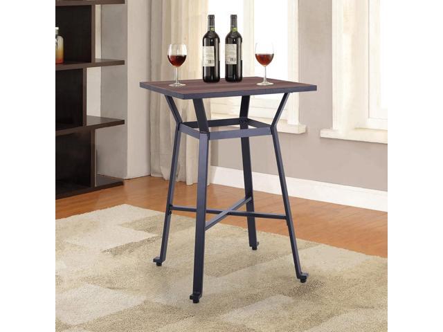 Click here for Sophia & William Bar Table Square Pub Table Wood T... prices