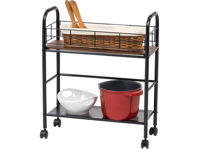 Click here for IRIS USA 2-Tier Kitchen Storage Rolling Cart with... prices