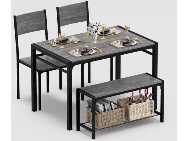 Click here for JUMMICO 43.3 Dining Table Set for 4  Kitchen Table... prices