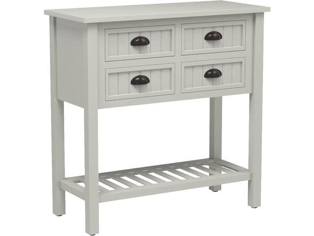 Click here for Decor Therapy Bailey Bead Board 4-Drawer Console T... prices