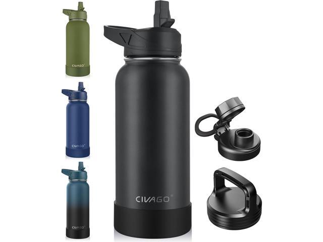 Click here for CIVAGO 32 oz Insulated Water Bottle With Straw  St... prices