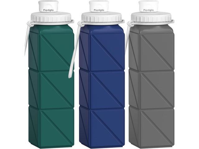 Click here for 3 pack Collapsible Water Bottles Silicone Foldable... prices