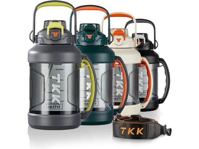 Click here for TKK Half Gallon Water Jug Sport Bottle with Straw... prices