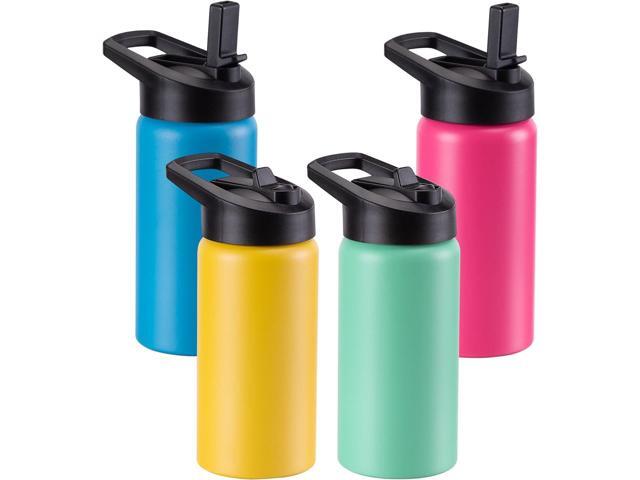 Click here for Kids Water Bottle with Straw Lid & Handle  4 Pack... prices
