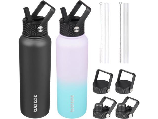 Click here for BJPKPK 2 Pack Insulated Water Bottles with Straw L... prices
