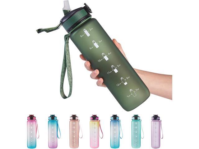 Click here for EYQ 32 oz Water Bottle with Time Marker  Carry Str... prices