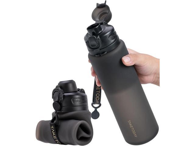 Click here for Collapsible 32oz Silicone Water Bottle  Foldable T... prices