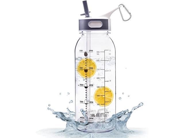 Click here for Water Bottle with Silicone Straw  32oz/1L BPA-Free... prices