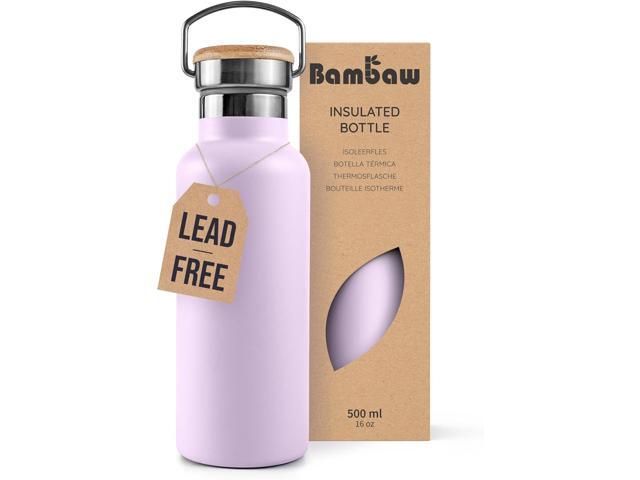 Click here for Bambaw Insulated Water Bottle 16 oz  Lavender Wate... prices