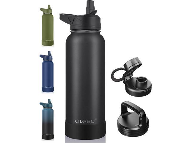 Click here for CIVAGO 40 oz Insulated Water Bottle With Straw  St... prices
